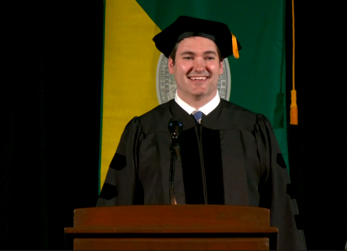 CEO Ryan McDevitt Addresses Graduate College Students at the University of Vermont Commencement